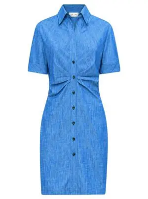 CALLAS MILANO Permanent Collection Ondine Shirtdress - Light Indigo