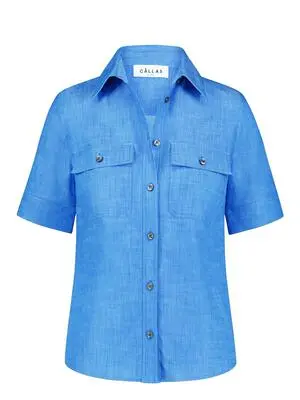 CALLAS MILANO Permanent Collection Vesper Denim Shirt - Indigo