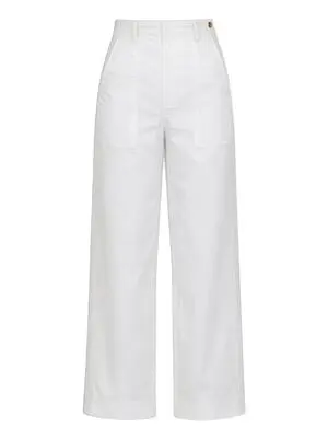 CALLAS MILANO Ss26 Sailor Wide Leg Pant - White