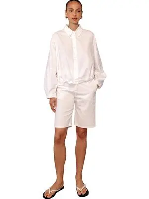 CALLAS MILANO Ss26 Kasmin Tailored Bermuda Shorts - White