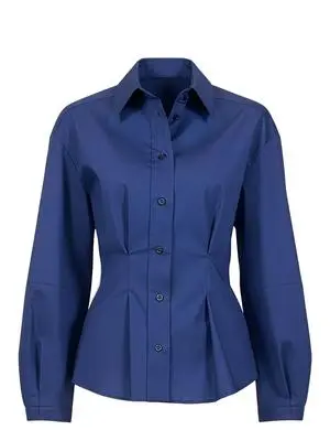 CALLAS MILANO Ps26 Lucia Lantern Sleeve Shirt - Ocean