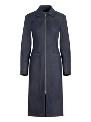 CALLAS MILANO RIIA Long Jean Jacket Indigo