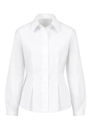 CALLAS MILANO Permanent Collection Lucia Lantern Sleeve Shirt - White