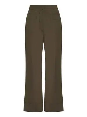 CALLAS MILANO Fw25 Brody Crop/cuff Pant - Forest