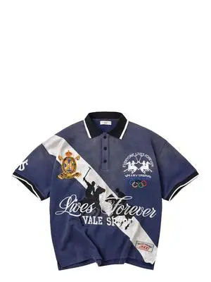 VALE FOREVER Wales Polo Shirt - Blue