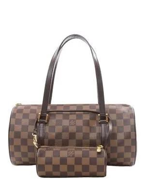 LOUIS VUITTON Papillon Damier Ebene 30 Brown - Multicolor
