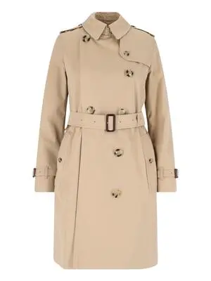 Burberry Heritage Kensington Trench Coat - Beige