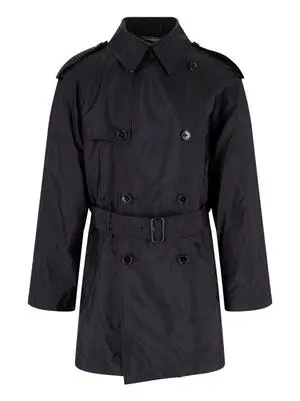 Burberry Leadenham Trench Coat - Black