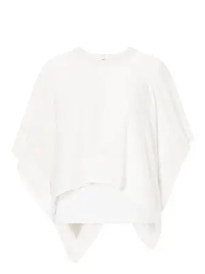 Sacai Layered Satin Blouse - Neutrals
