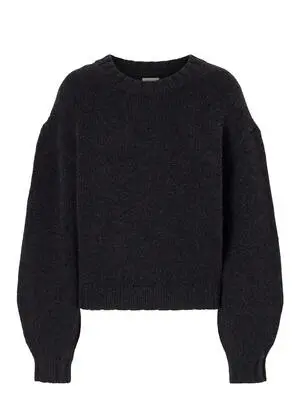 Khaite Gemma Cashmere Crew Neck Sweater - Gray