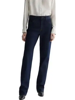 Veronica De Piante Nico Dark Wash Denim Trousers - Blue