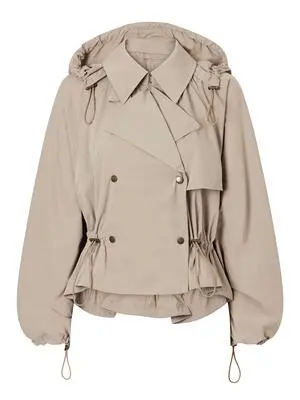 Burberry Cropped Shell Jacket - Beige