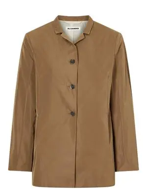 JIL SANDER Crepe Blazer - Light Brown