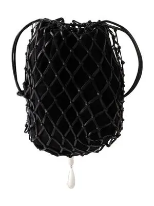 Savette Macrame Pouch - Black