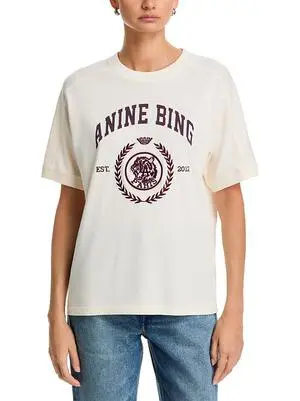 ANINE BING Jaylin Tee - Ecru
