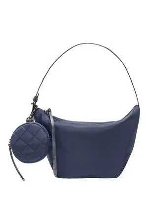 Mz Wallace Small Waverly Shoulder Bag With Quilted Pouch - Navy