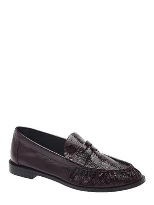 Rag & Bone Lexi Leather Loafer - Dark Red