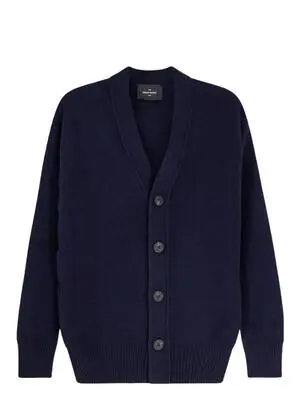 GRAN SASSO Buttoned Wool Cardigan - Blue