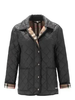 Burberry Quilted Barn Jacket - Black