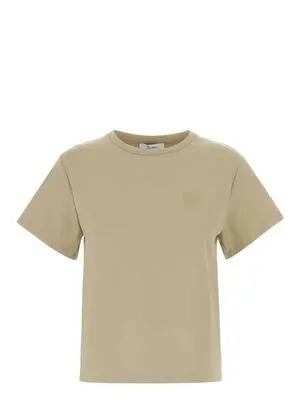 Max Mara Max Mara Jersey Boxy T-Shirt Stone