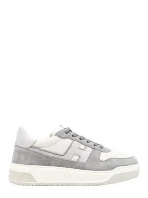 Hogan Hogan Logo Patch Lace-Up Sneakers No