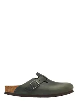 BIRKENSTOCK Birkenstock Boston Natural Leather Oiled Clogs