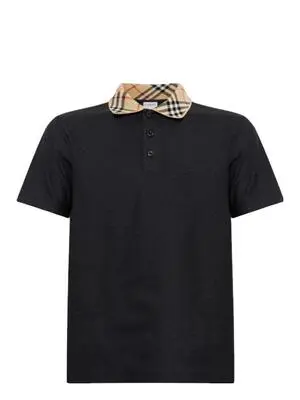 Burberry Short-sleeved Polo Shirt - Black
