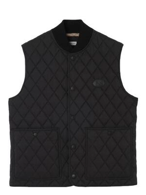 BURBERRY Burberry Logo Patch Quilted Gilet