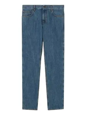 Burberry Danny Straight-leg Jeans - Medium Blue