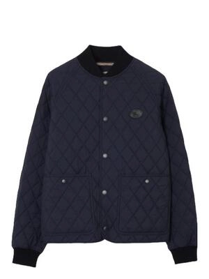 Burberry Quilted Nylon Jacket - Navy Blue