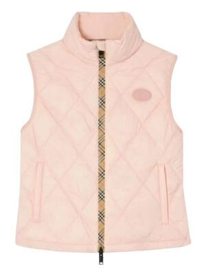 BURBERRY Burberry Quilted Nylon Gilet With Signature Tape Detail