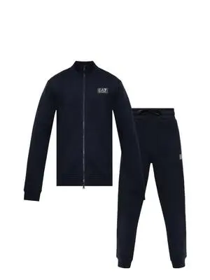 EA7 Sweatshirt And Sweatpants Set - Black
