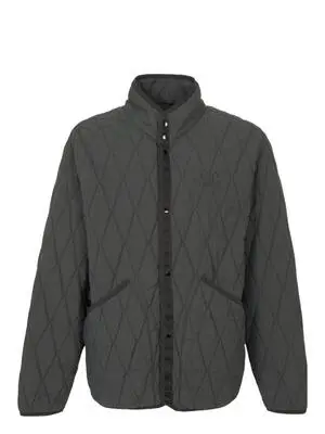 C.P. COMPANY Long Sleeved Quilted Jacket - Black