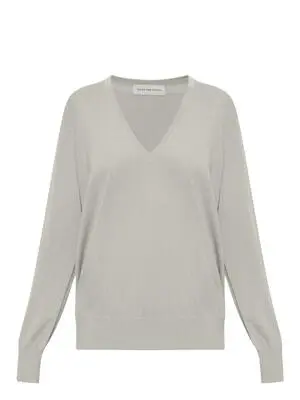 Dries Van Noten Long-sleeve Knit Top - Gray