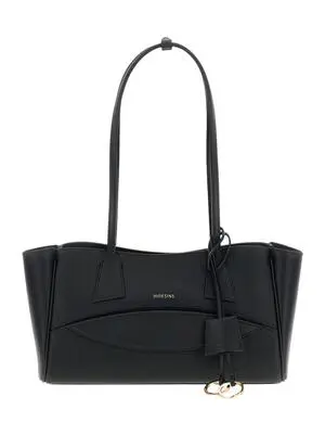 HIDESINS Logo-letter Shoulder Bag - Black