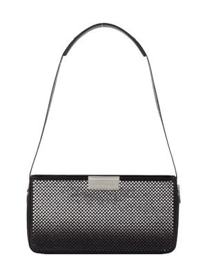 Alexander Wang Siren Perforated Shoulder Bag - Black