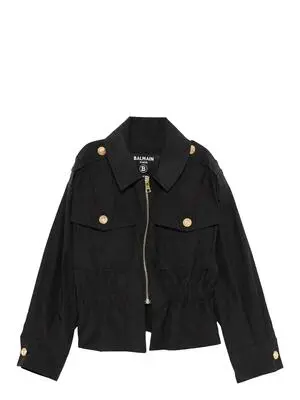 Balmain Zip-up Jacket - Black