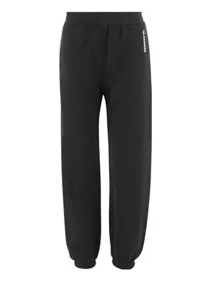 JIL SANDER Elastic-waist Athletic Pants - Black