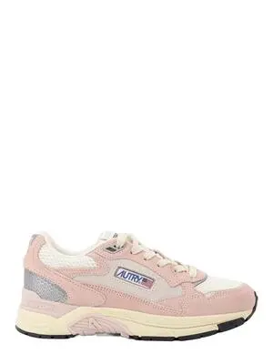 AUTRY Hyperway Low Mesh & Suede Sneakers - Pink
