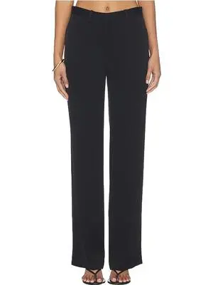 Theory Straight Leg Tailored Trousers - Black