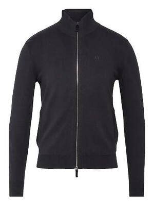 Armani Exchange Cotton Cardigan - Charcoal