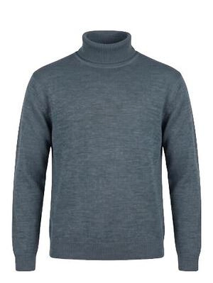 Armani Exchange Cotton Acrylic Virgin Wool Turtleneck - Grey
