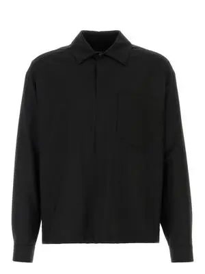 Herno Twill Shirt - Black