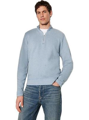 OVERLAND Overland Denton Cotton-Blend Half-Zip Sweater