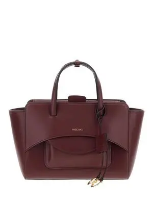 HIDESINS Hidesins Red Leather Flap Crossbody Bag Rosso
