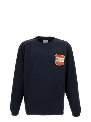 Rhude Long-sleeve Graphic Cotton T-shirt - Nero