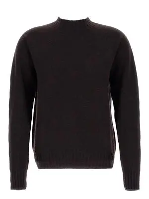 DRUMOHR Drumohr Wool Half-Turtleneck Sweater Marrone