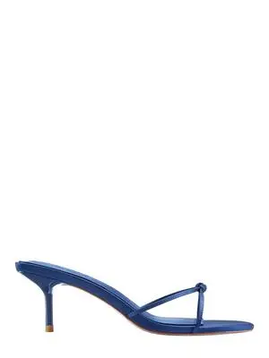 Femme La FEMME Maeve Slipper, Stiletto Heel, Open-Toe, Slip-On Blue
