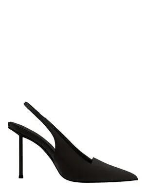 Femme La G63 Slingback Stiletto Pumps - Black