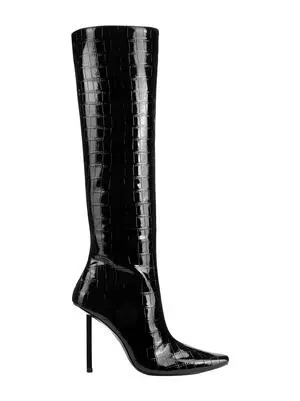 Femme La Whistler Knee-high Stiletto Boots - Black